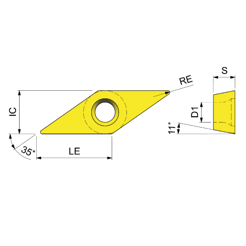 Durable Small Parts Turning Insert with Enhanced Wear Resistance ...